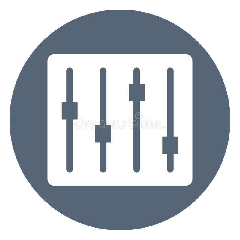Adjust Volume, Buttons Line Style Vector Icon Which Can Easily Modify ...