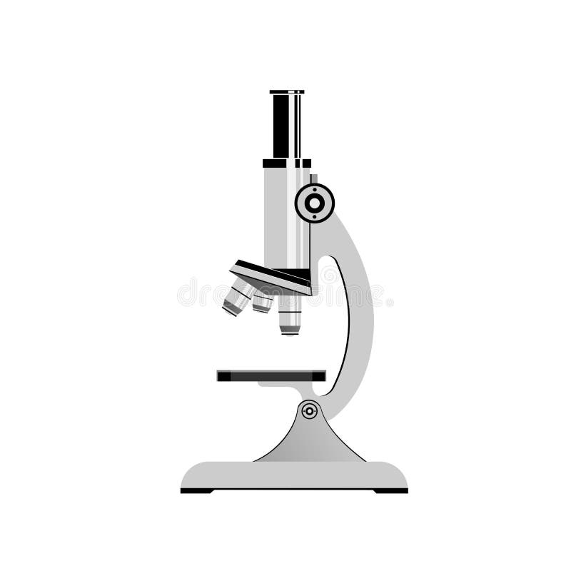 Microscope. Research Equipment, Vector Illustration Stock Illustration ...