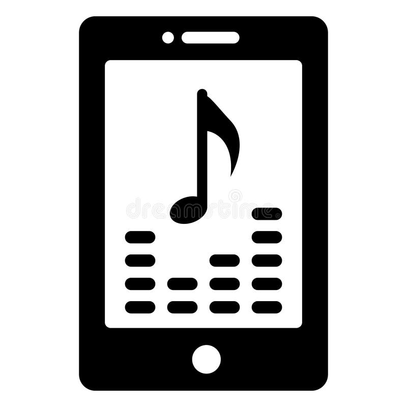 Media Player, Mobile App Line Style Vector Icon Which Can Easily Modify ...