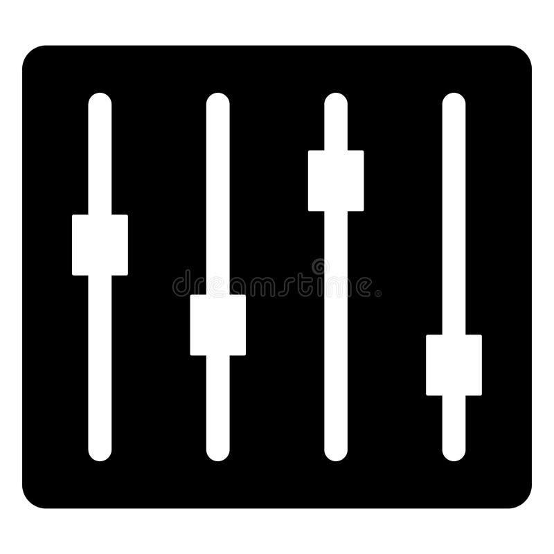 Adjust Volume, Buttons Line Style Vector Icon Which Can Easily Modify ...