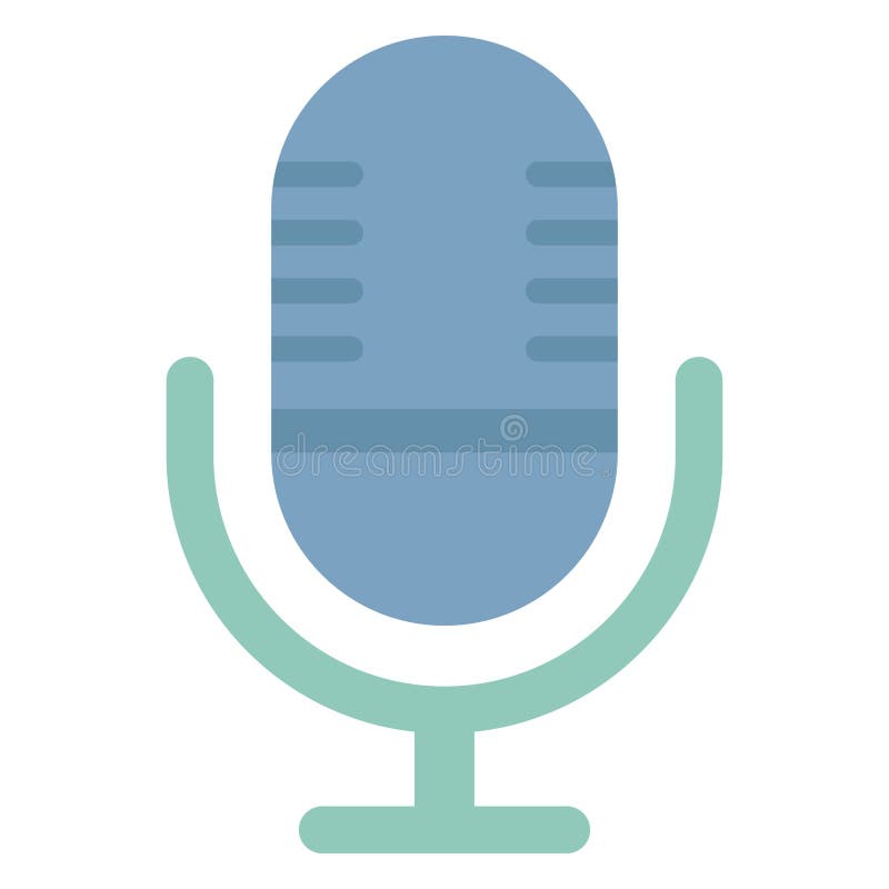 Electronic Mic, Input Device Line Style Vector Icon Which Can Easily ...