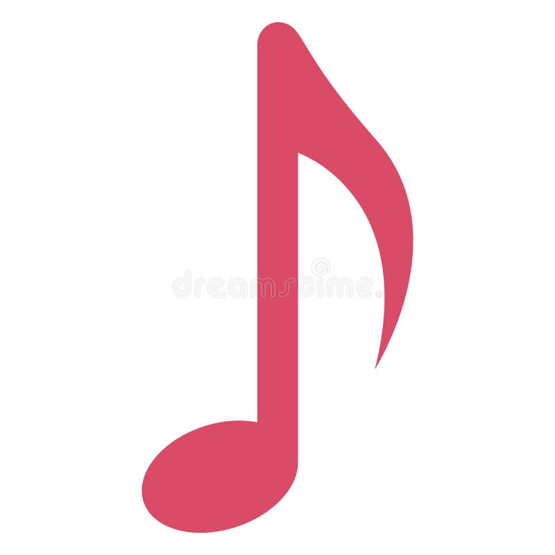 Eighth Note, Music Line Style Vector Icon Which Can Easily Modify or ...