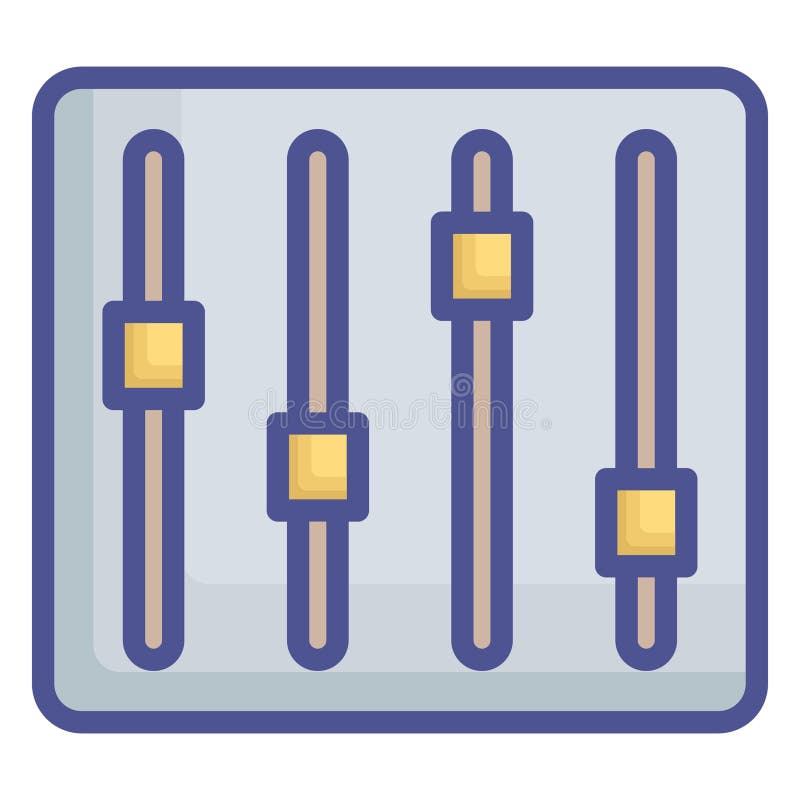 Adjust Volume, Buttons Line Style Vector Icon Which Can Easily Modify ...