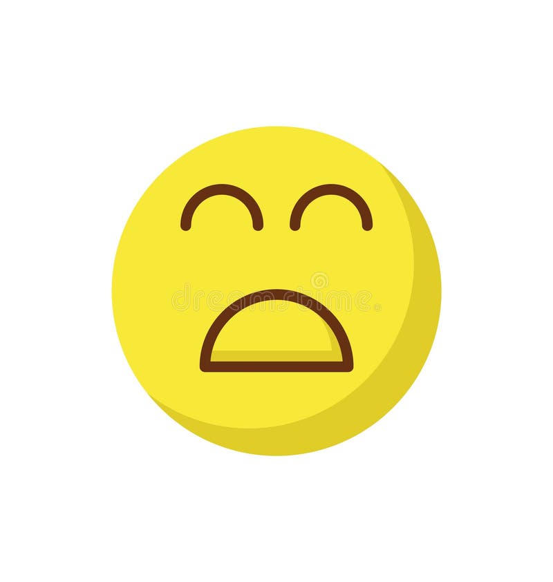 Baffled Emoticon, Confused Color Vector Icon Which Can Edit Easily ...