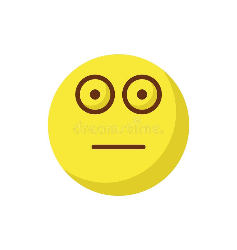Dull, Emoticons Vector Isolated Icon Which Can Easily Modify or Edit ...