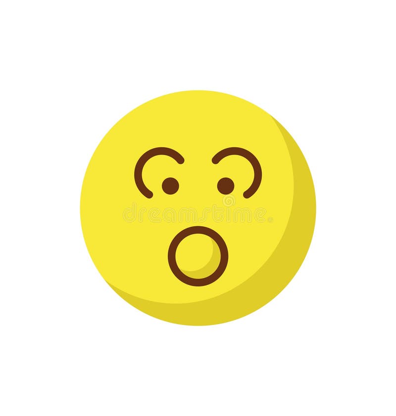 Baffled Emoticon, Confused Color Vector Icon Which Can Edit Easily ...