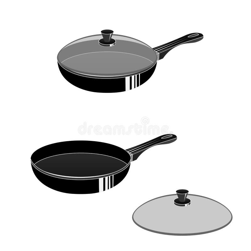 Pan. Frying Pan. Vector Illustration Stock Illustration - Illustration ...