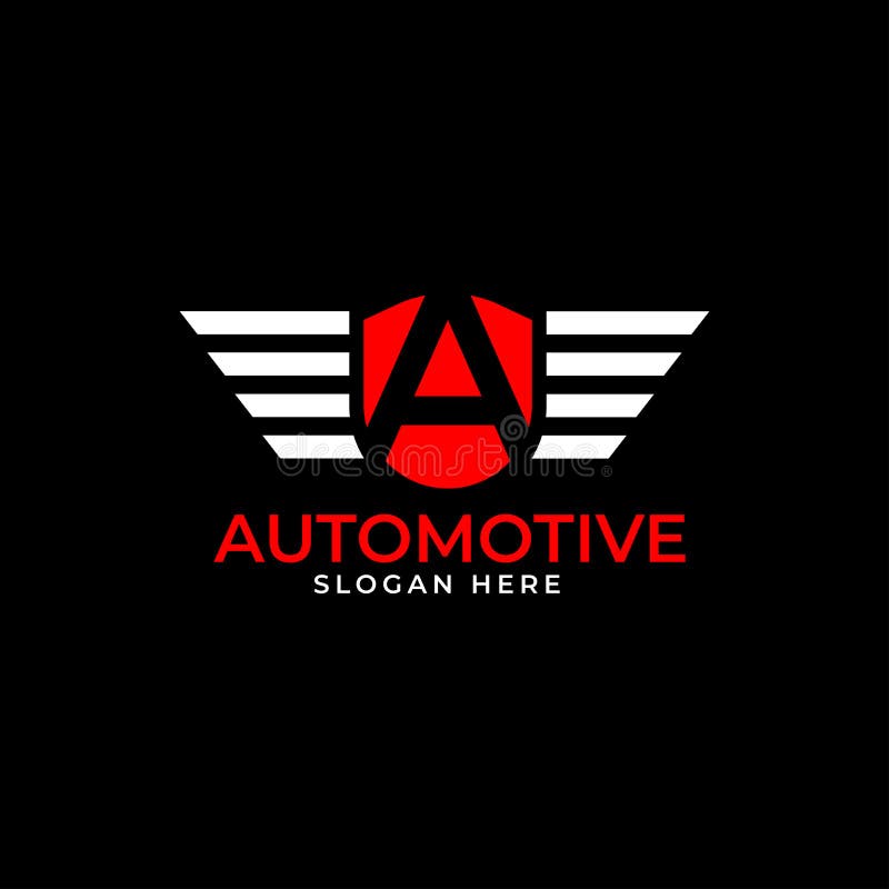 Automotive logo template stock vector. Illustration of basic - 183583462