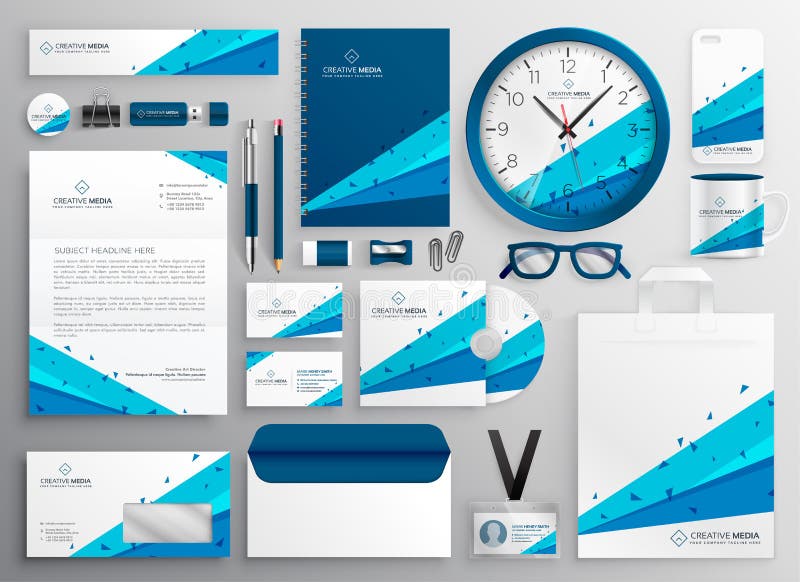 Stationery Collateral Stock Illustrations – 50 Stationery Collateral ...