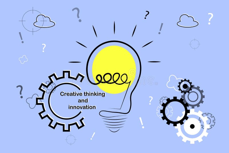 Thinking about science stock vector. Illustration of chemistry - 41399896