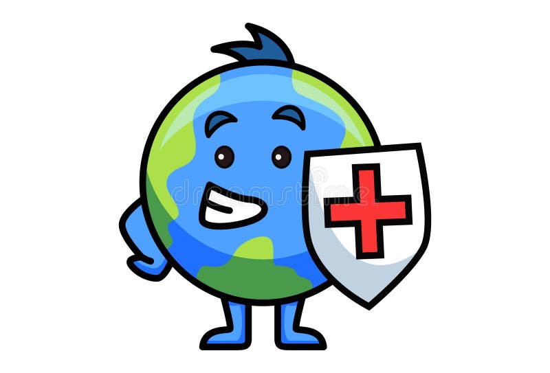 Vector Cartoon Illustration of Earth Stock Vector - Illustration of ...