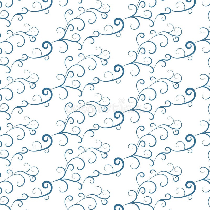 Seamless scrolls patterns stock vector. Illustration of gold - 14337175