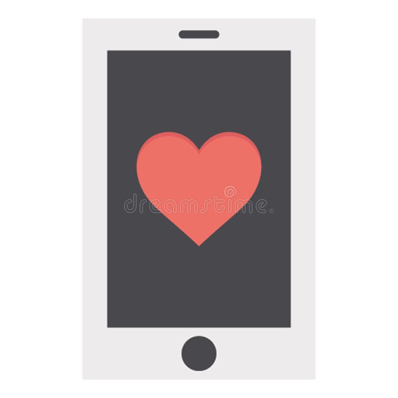 Cell Phone Color Vector Icon Which Can Easily Modify or Edit Icon Stock ...