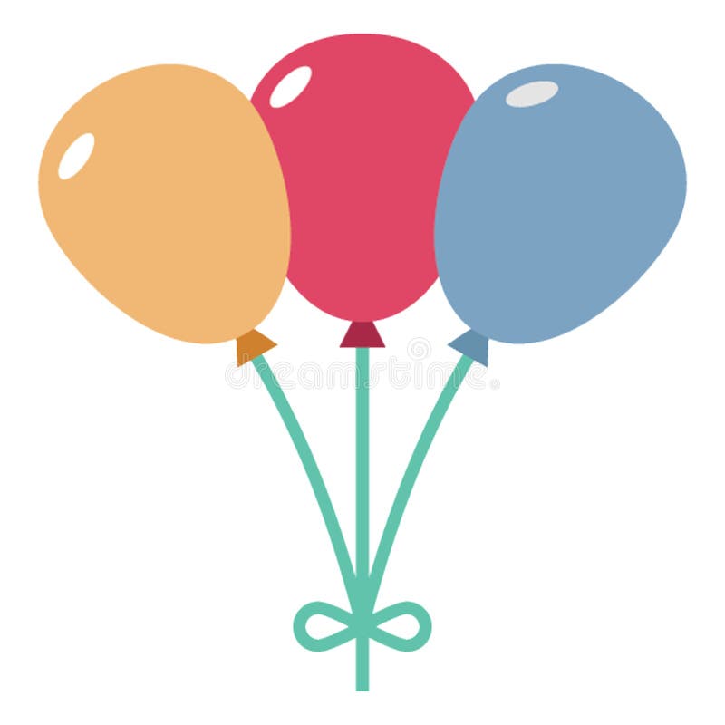 Balloons Color Vector Icon Which Can Easily Modify or Edit Icon Stock ...