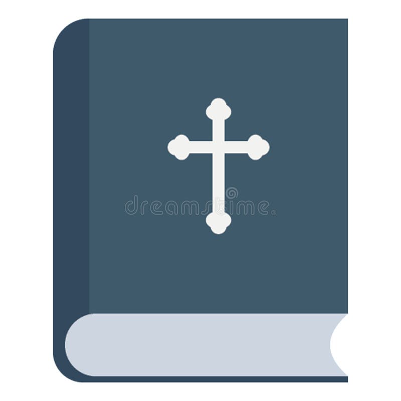 Christian Religious Book Color Vector Icon Which Can Easily Modify or ...