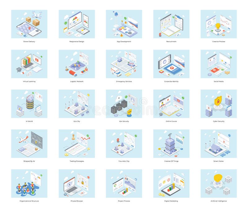 Isometric Visuals Stock Illustrations – 168 Isometric Visuals Stock ...