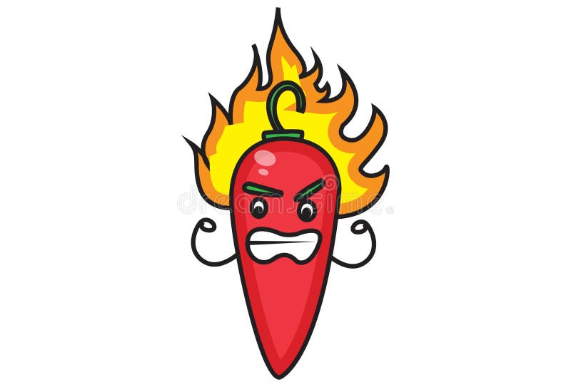 Angry Chilli Stock Illustrations – 75 Angry Chilli Stock Illustrations ...