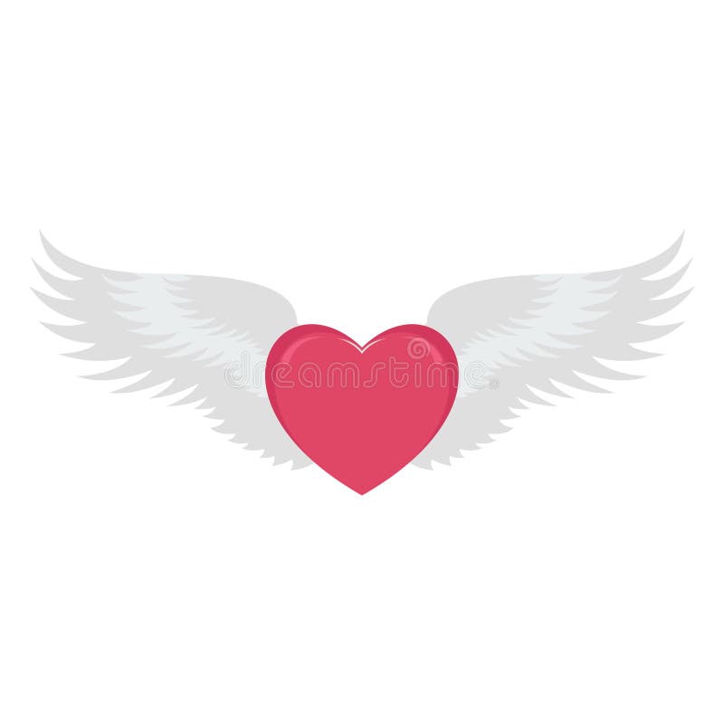 Heart Flying, Day Vector Icon Which Can Easily Modify or Edit Stock ...