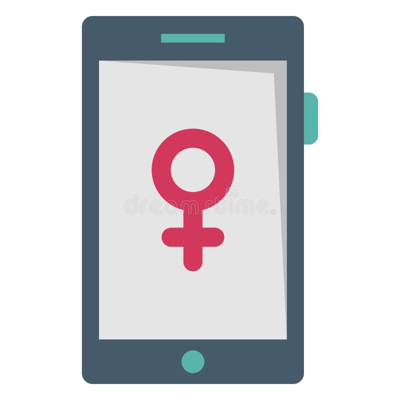 Communication, Female Vector Icon Which Can Easily Modify or Edit Stock ...