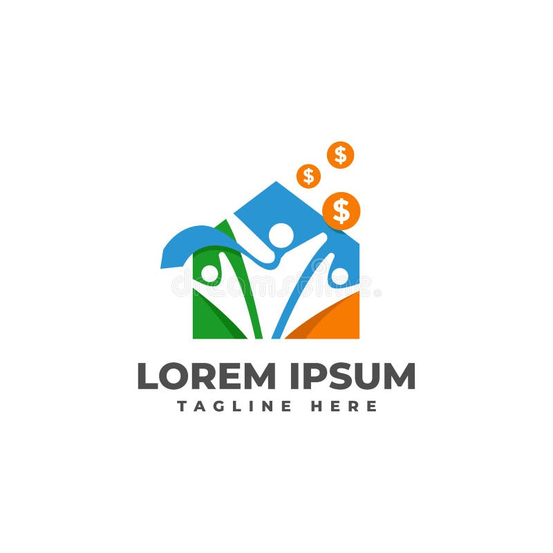 Team Work Home Property Business Logo Vector Stock Vector ...