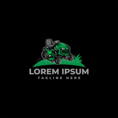 Lawn Mower Logo Vector stock vector. Illustration of grass - 186646498