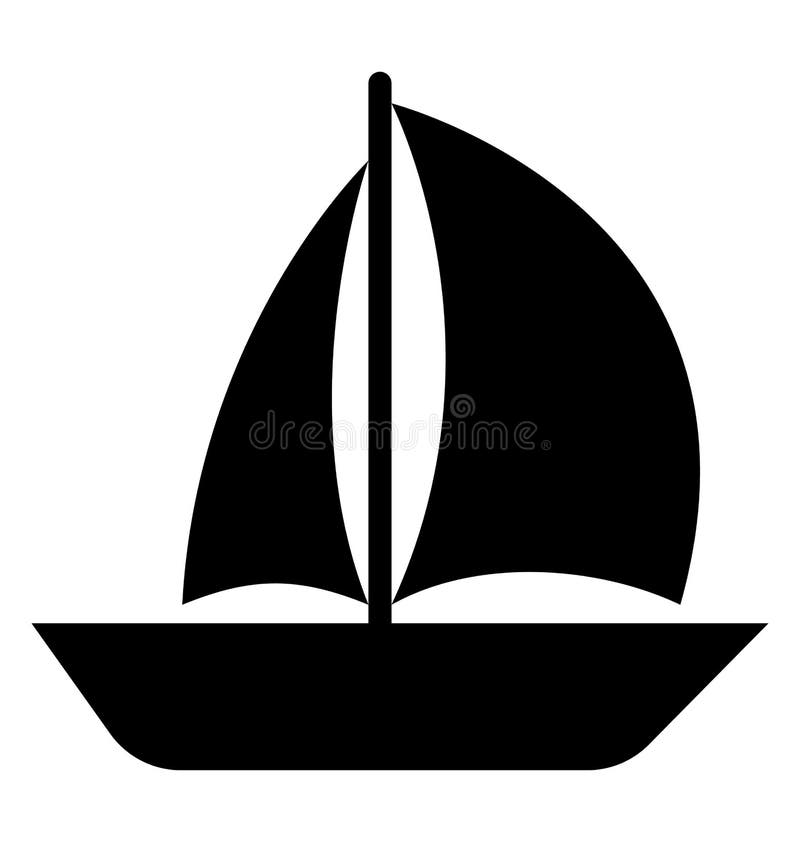 Cruiser Glyph Style Vector Icon Which Can Easily Modify or Edit Stock ...