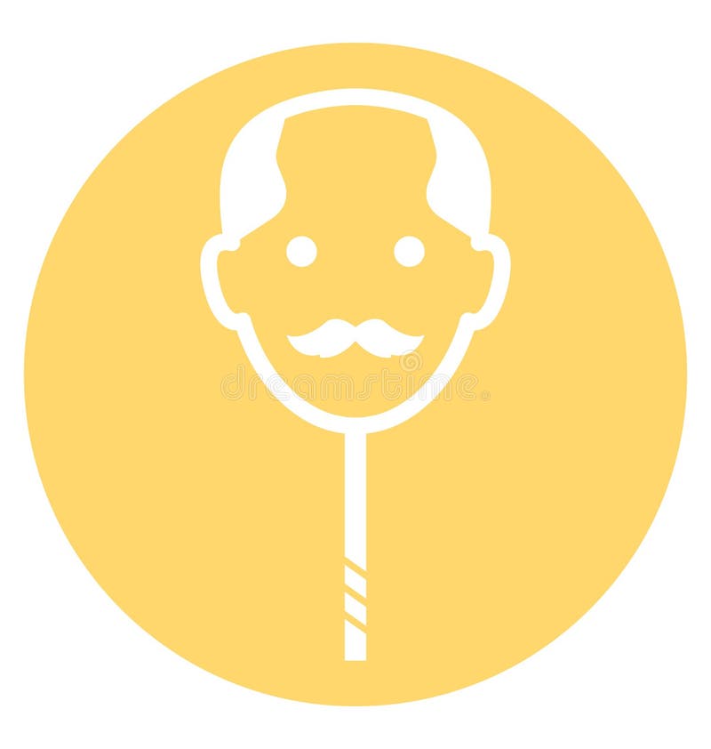 Father Face Line Style Vector Icon Which Can Easily Modify or Edit ...