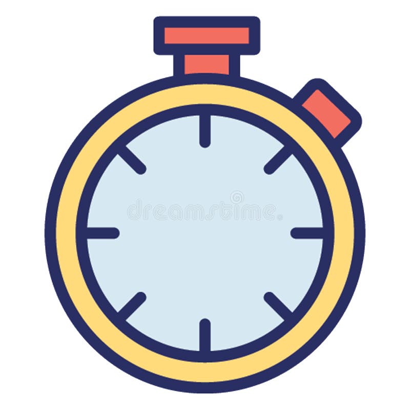 Chronometer Glyph Style Vector Icon Which Can Easily Modify or Edit ...