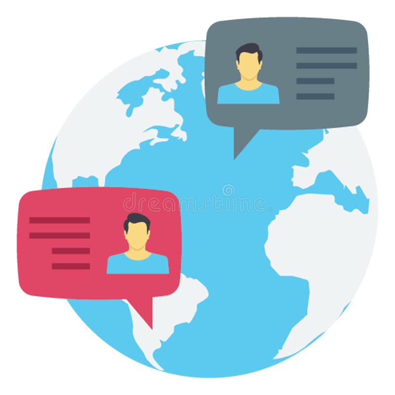 Worldwide Connection Vector Icon Which Can Easily Modify or Edit Stock ...