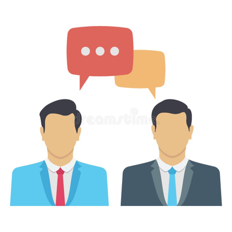 Business Chat Vector Icon Which Can Easily Modify or Edit Stock Vector ...