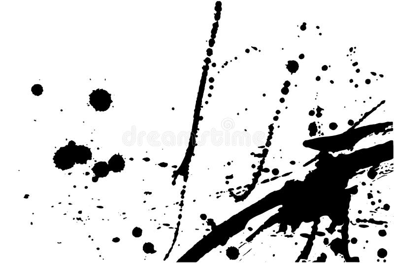 Texture Vector Abstract Ink on White Paper Background Stock ...
