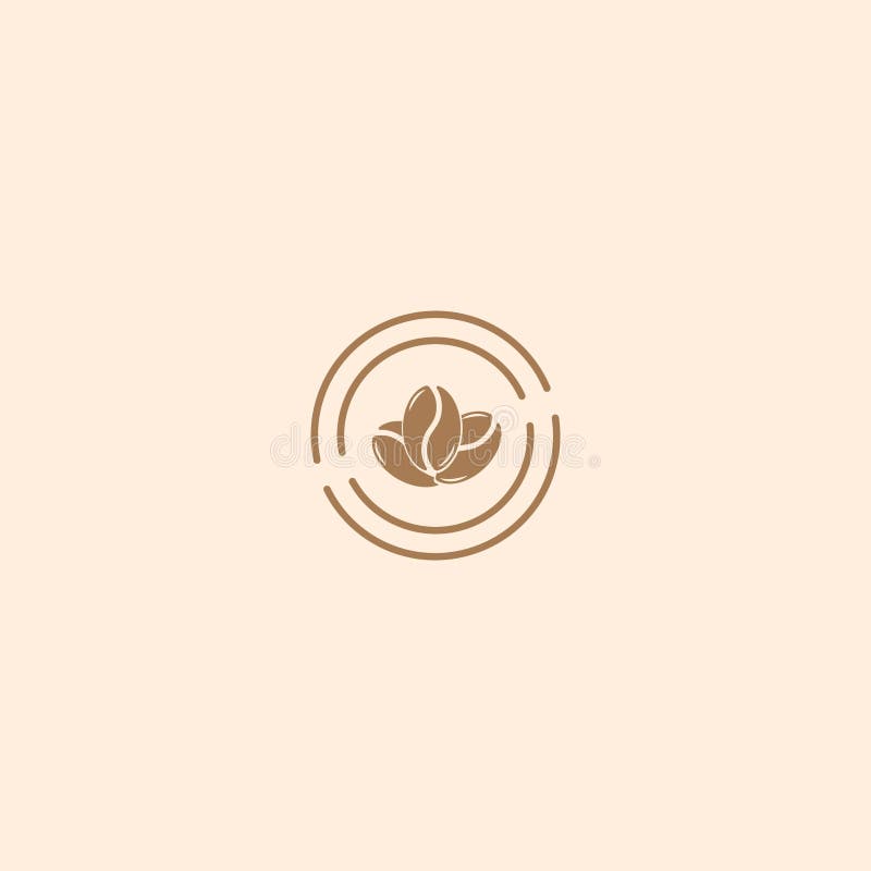 Coffee Beans Minimal Icon Stock Illustrations – 484 Coffee Beans ...