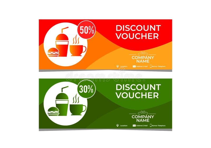 Discount voucher template stock vector. Illustration of certificate ...