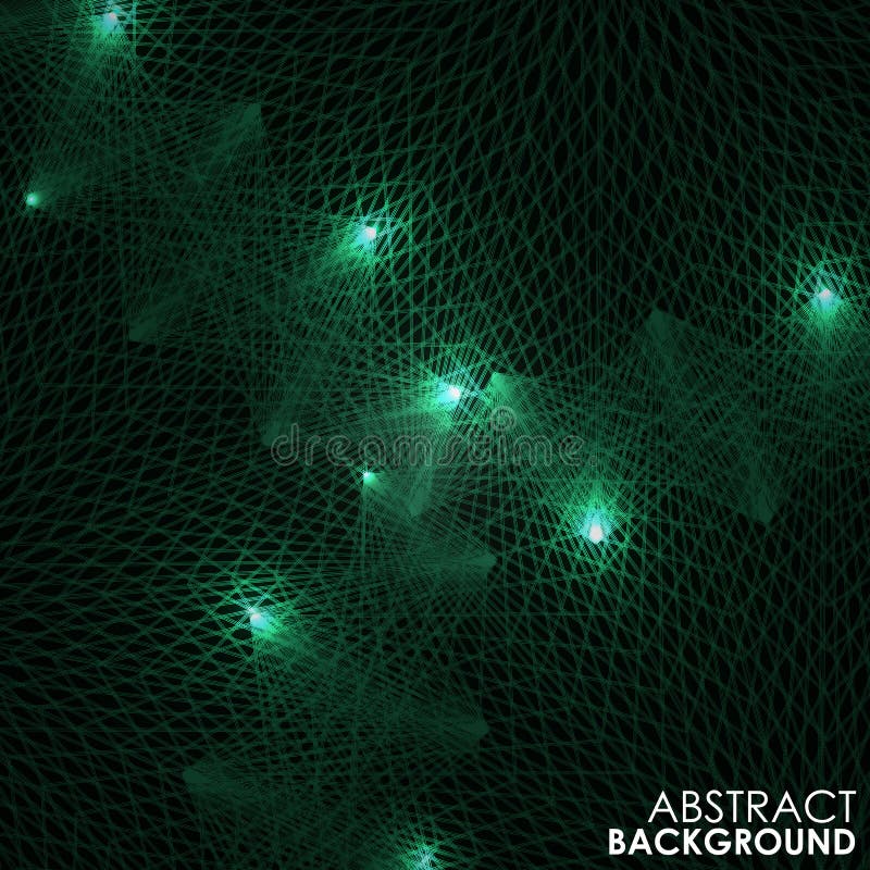 Abstract Lights Wave Pattern Technology Background. Stock Vector ...