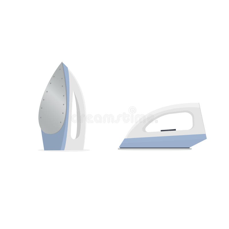Electric Iron. Steam Iron, Vector Illustration Stock Illustration ...