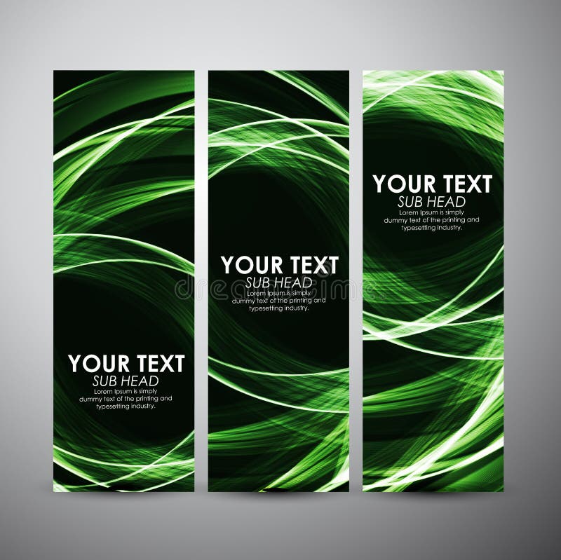 Banner Business Design Abstract Neon Lights, Abstract Background ...