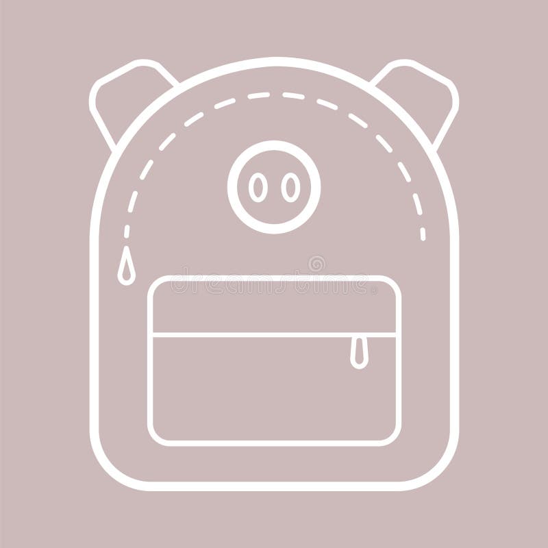 Backpack Icon Vector Design. Back To School. Simple Symbols for App ...