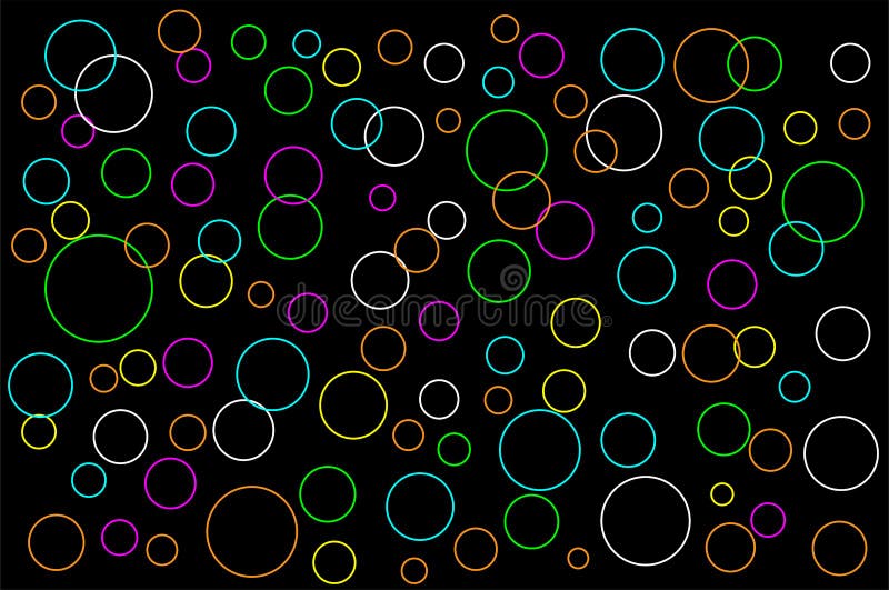 Decorative Multicolour Bubbles Background Stock Illustration ...