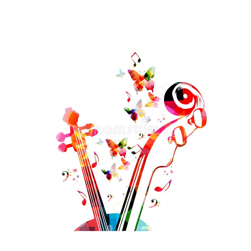 Scroll with Music Instruments Draw and Flag for Cali Fair, Vector ...