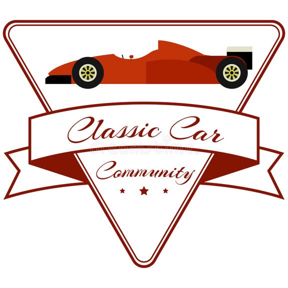 Classic or Retro Car Community Logo Vector Stock Vector - Illustration ...