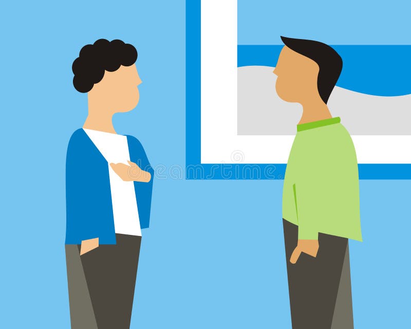 Two Discuss Cartoon Stock Illustrations – 423 Two Discuss Cartoon Stock ...