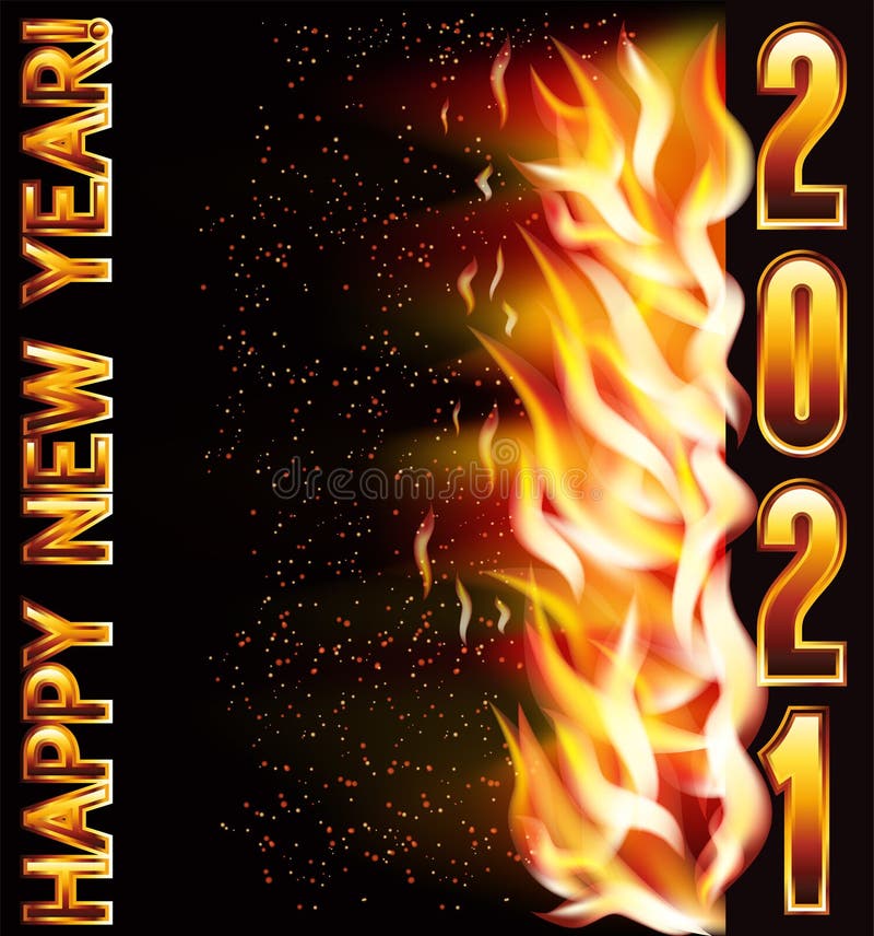 Happy Fire 2014 New Year Banner Stock Vector - Illustration of ...