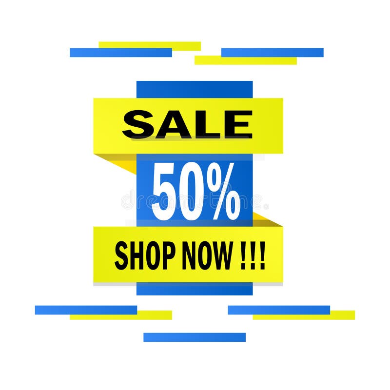 Modern Trendy Sale Banner Template Design. Stock Vector - Illustration ...