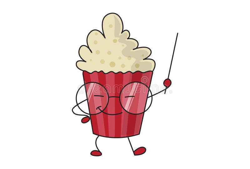 Stick Popcorn Stock Illustrations – 665 Stick Popcorn Stock ...