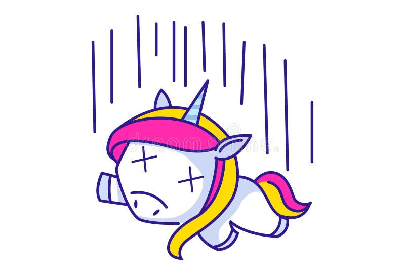 Cartoon Illustration of Unicorn Stock Vector - Illustration of cute ...