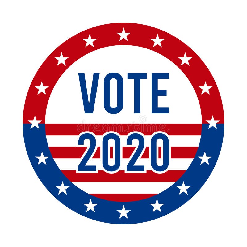 2020 Presidential Election Vote Badge - United States of America. USA ...