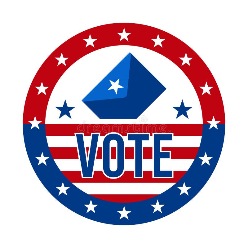 2020 Presidential Election Vote Badge - United States of America. USA ...