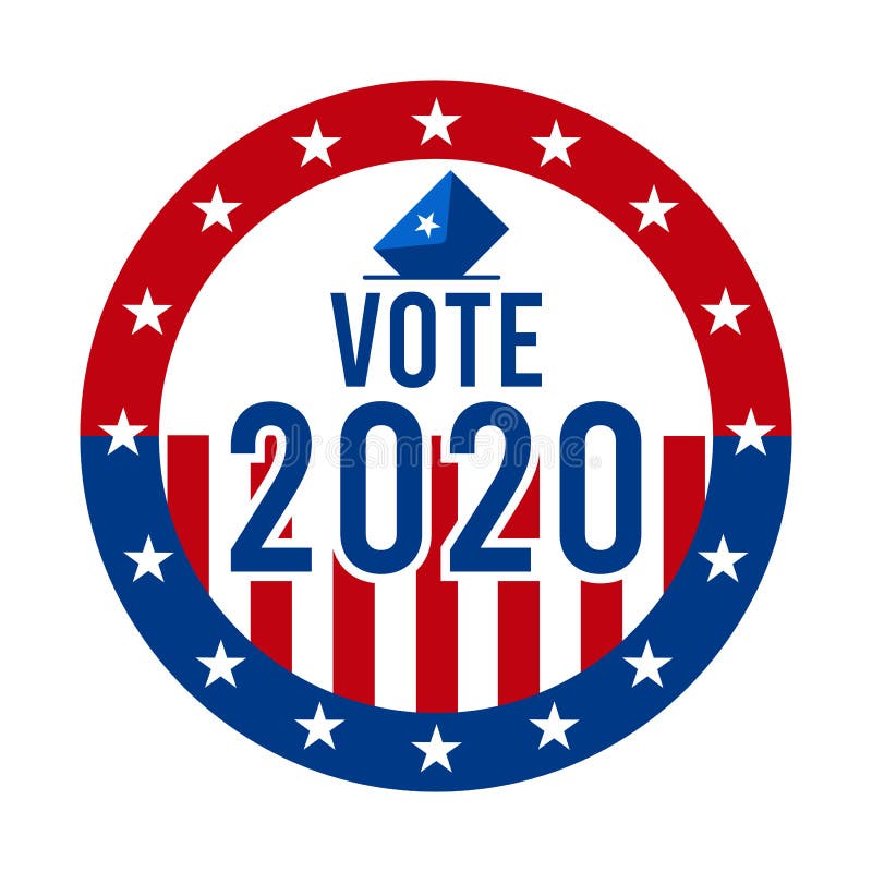 2020 Presidential Election Vote Badge - United States of America. USA ...