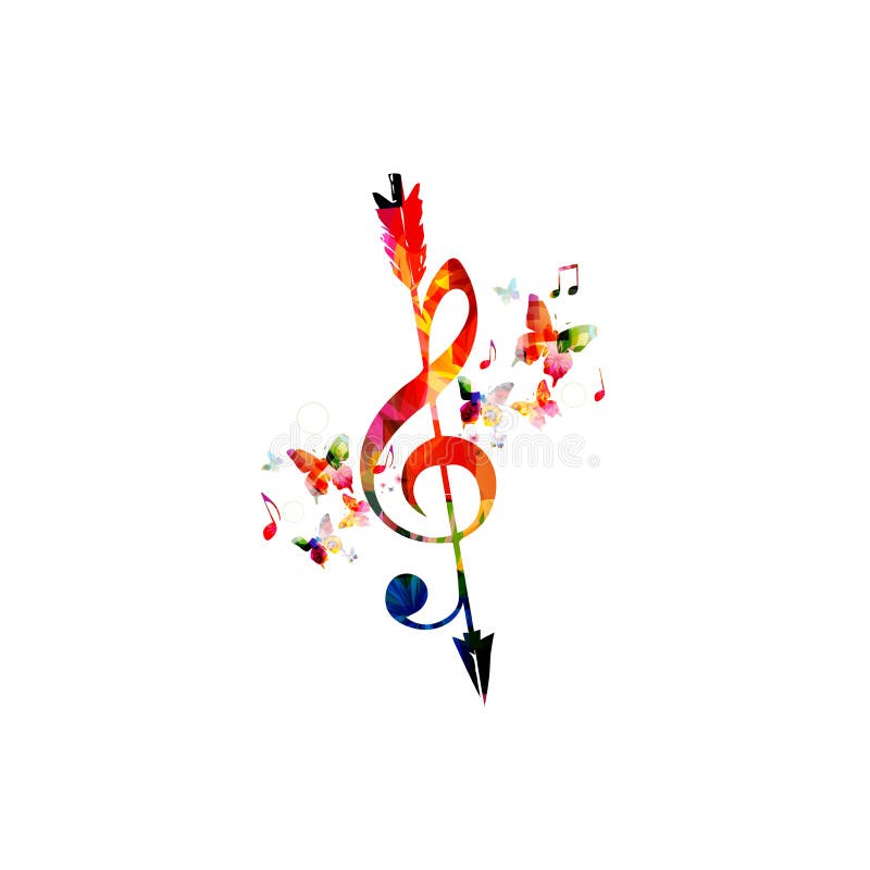 Colorful G Clef Stock Illustrations – 290 Colorful G Clef Stock ...