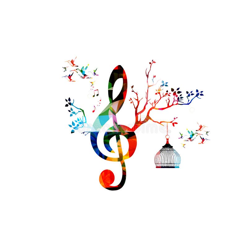 Colorful G Clef Stock Illustrations – 247 Colorful G Clef Stock ...